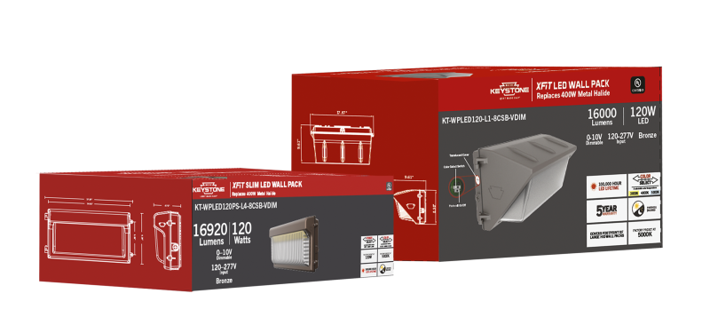 Slim LED Wall Pack | XFit | Keystone Tech