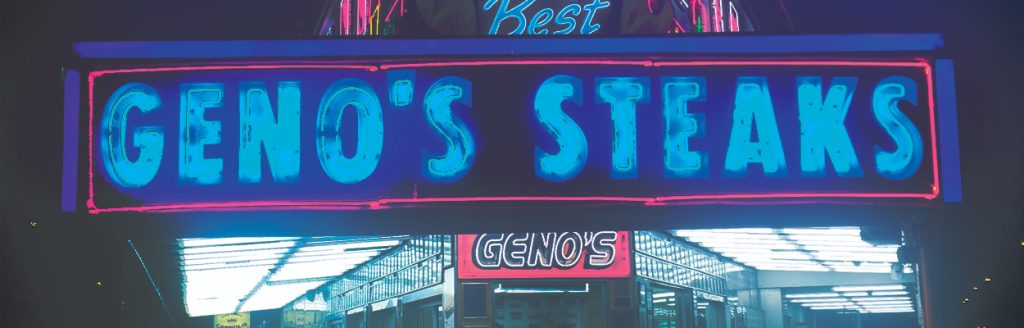 Geno’s Steaks Glows 24 Hours a Day with Keystone’s LED Tubes