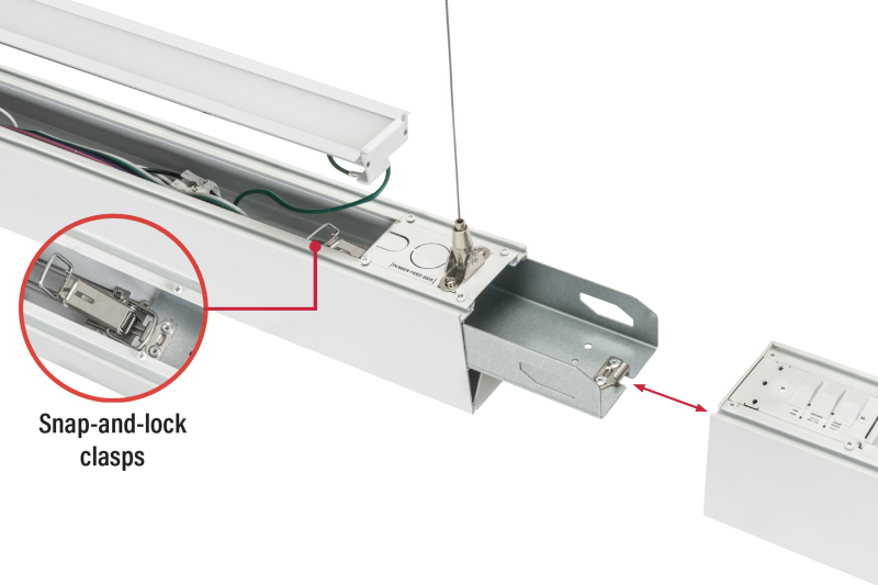 Linear LED Pendant | Linta Architectural Fixture | Keystone