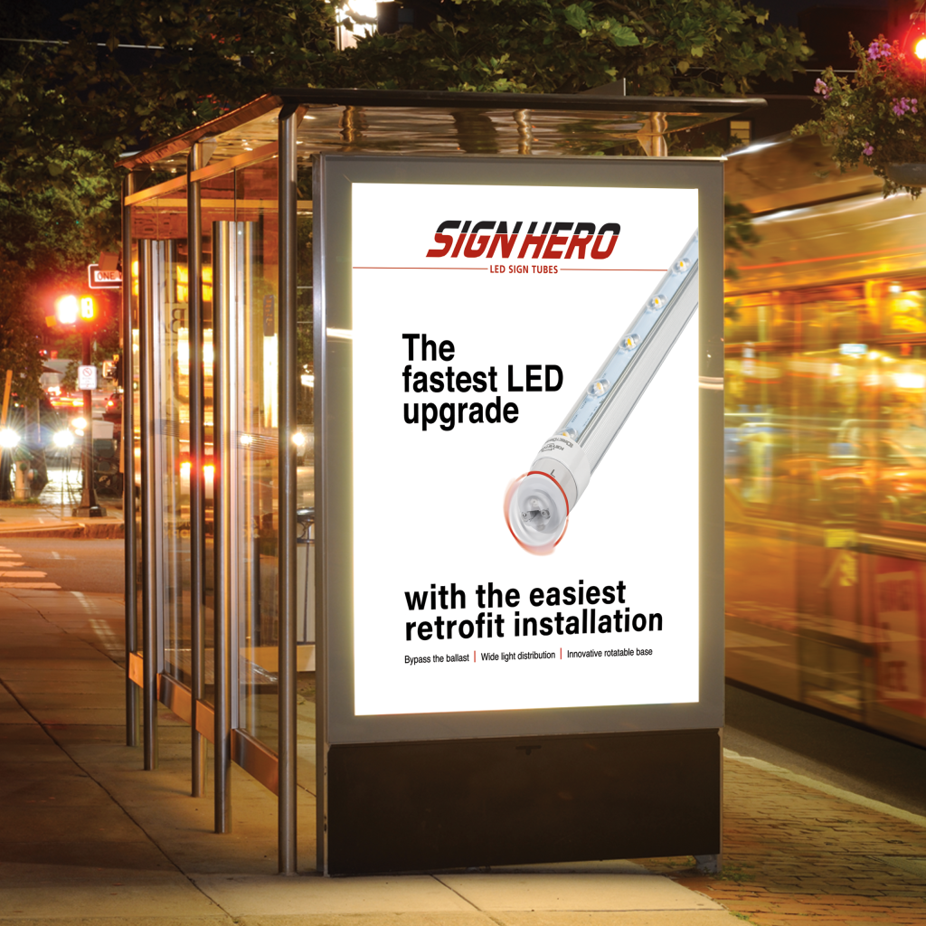 Keystone Sign Hero 360° LED Sign Tubes | Ballast Bypass